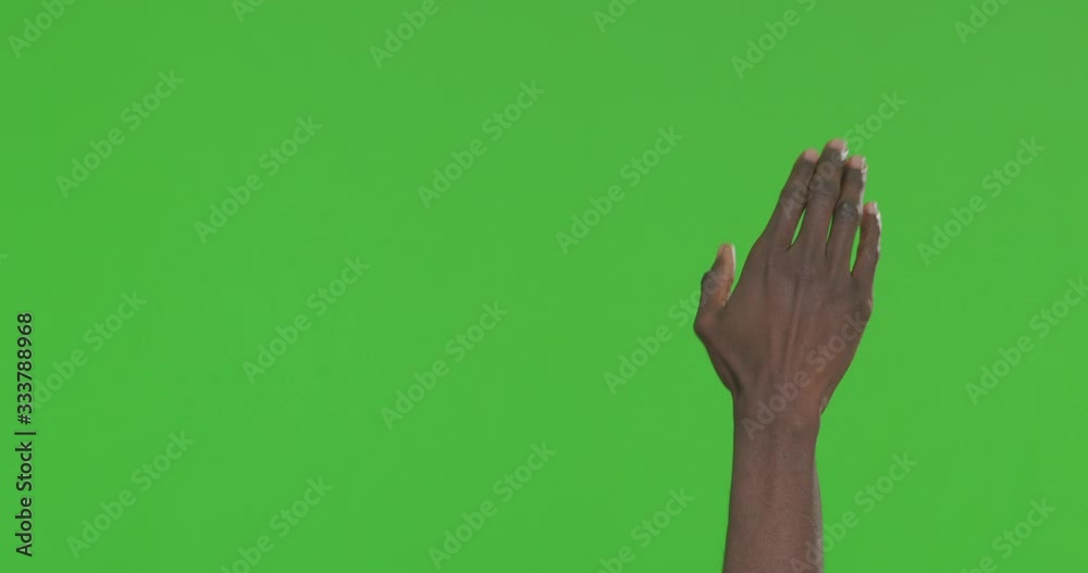 Black male hand scrolling, clicking and swiping gestures Stock Video ...