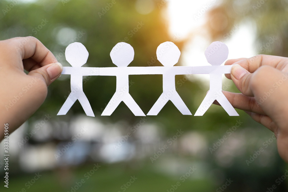 community, unity, people and support concept - couple hands holding ...