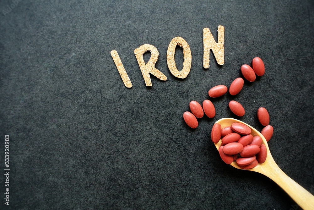 Foto de iron supplement pills .Iron is used to treat anemia due to iron ...