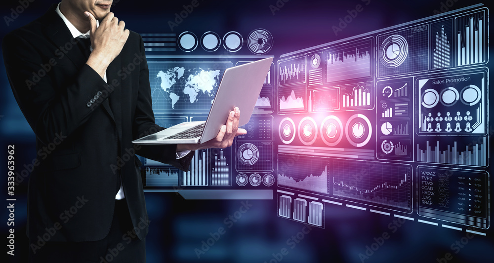 Big Data Technology for Business Finance Analytic Concept. Modern ...