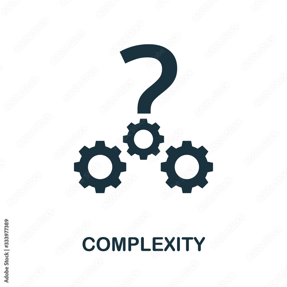 Complexity icon. Simple element from business intelligence collection ... Complexity icon. Simple element from business intelligence collection ...