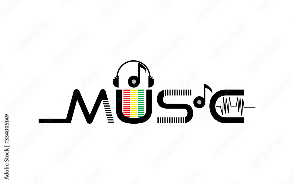 international music world. world music day. poster icon or music logo ...