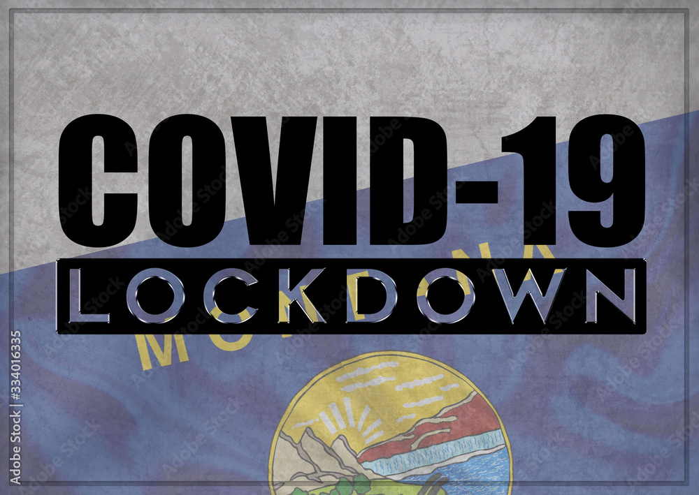 COVID-19 lockdown and prevention concept against the coronavirus ...