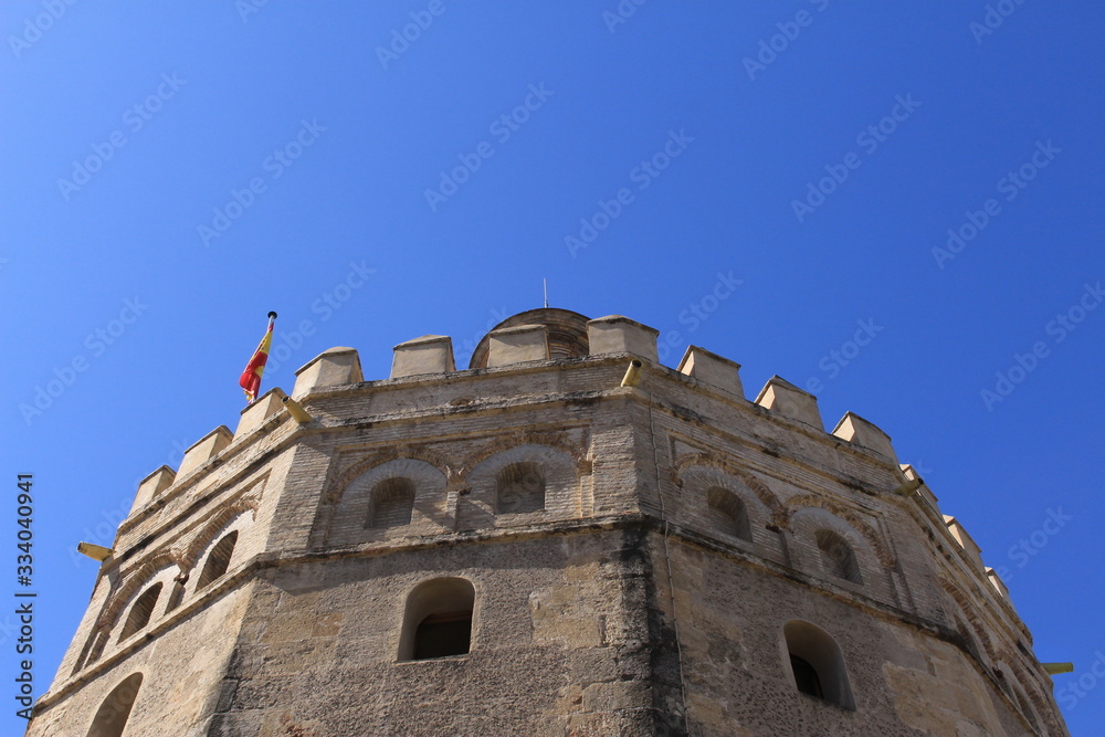Tower of Gold (Torre del Oro) military watchtower built in 13th century ...