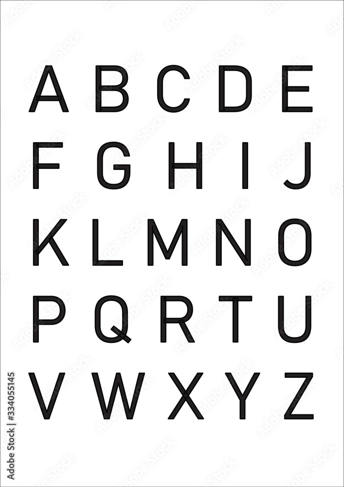 Abecadło, alfabet plakat typograficzny, plakat z abecadłem ilustração ... Abecadło, alfabet plakat typograficzny, plakat z abecadłem ilustração ...