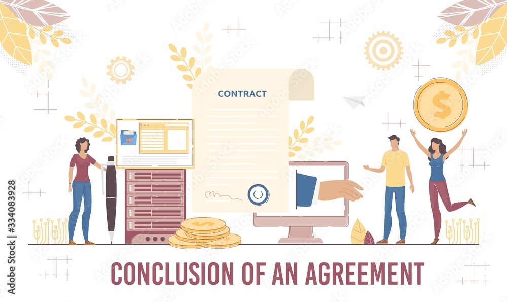 Smart Software for Online Conclusion of Agreement. Contract Transaction ...
