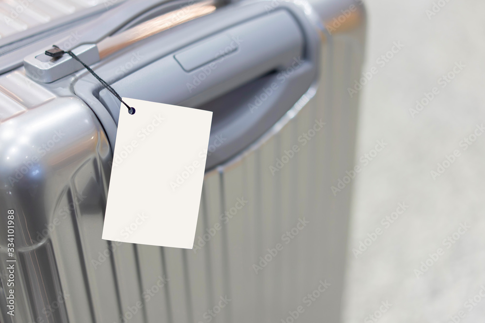 Blank Vintage Luggage Tag