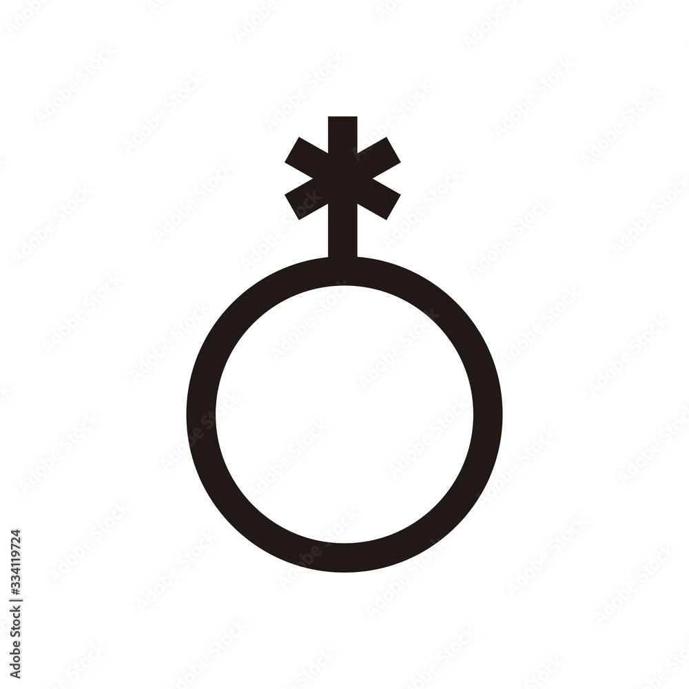 Gender queer flat icons. Pictogram vector illustration. Stock Vector ...