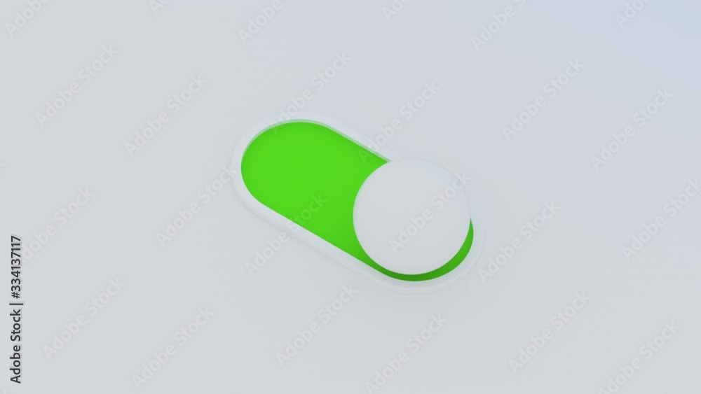 Visualization of Settings Switch in Device GUI. Digitization Button which Change Control Slider ...