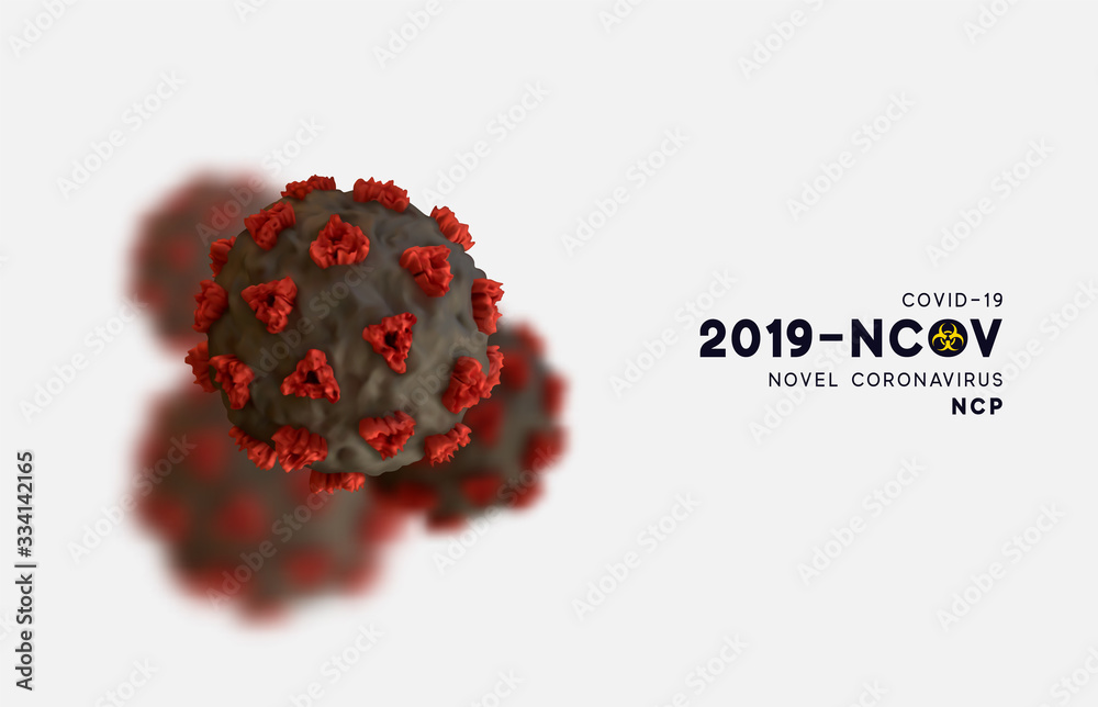 Novel Coronavirus (2019-nCoV). Virus Covid 19-NCP. Coronavirus nCoV ...