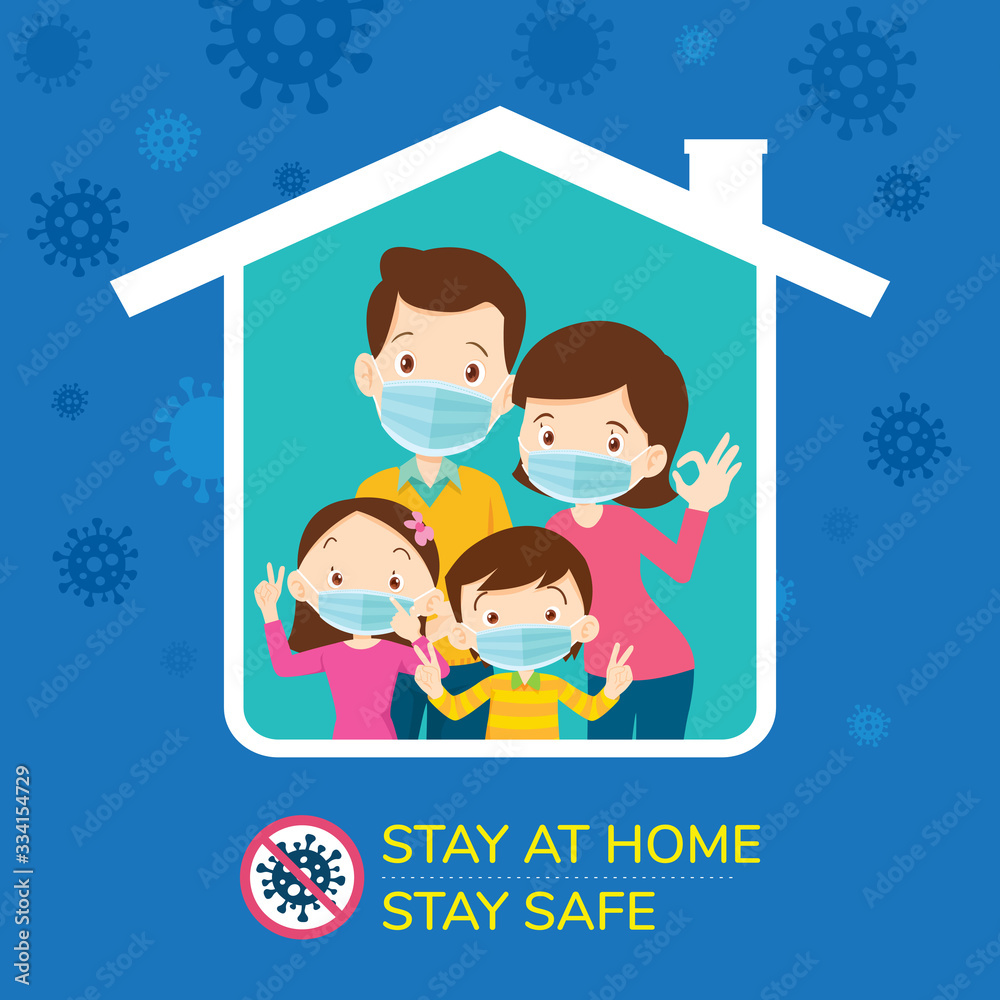 stay at home stay safe,Corona virus ,covid-19 campaign to stay at home ...