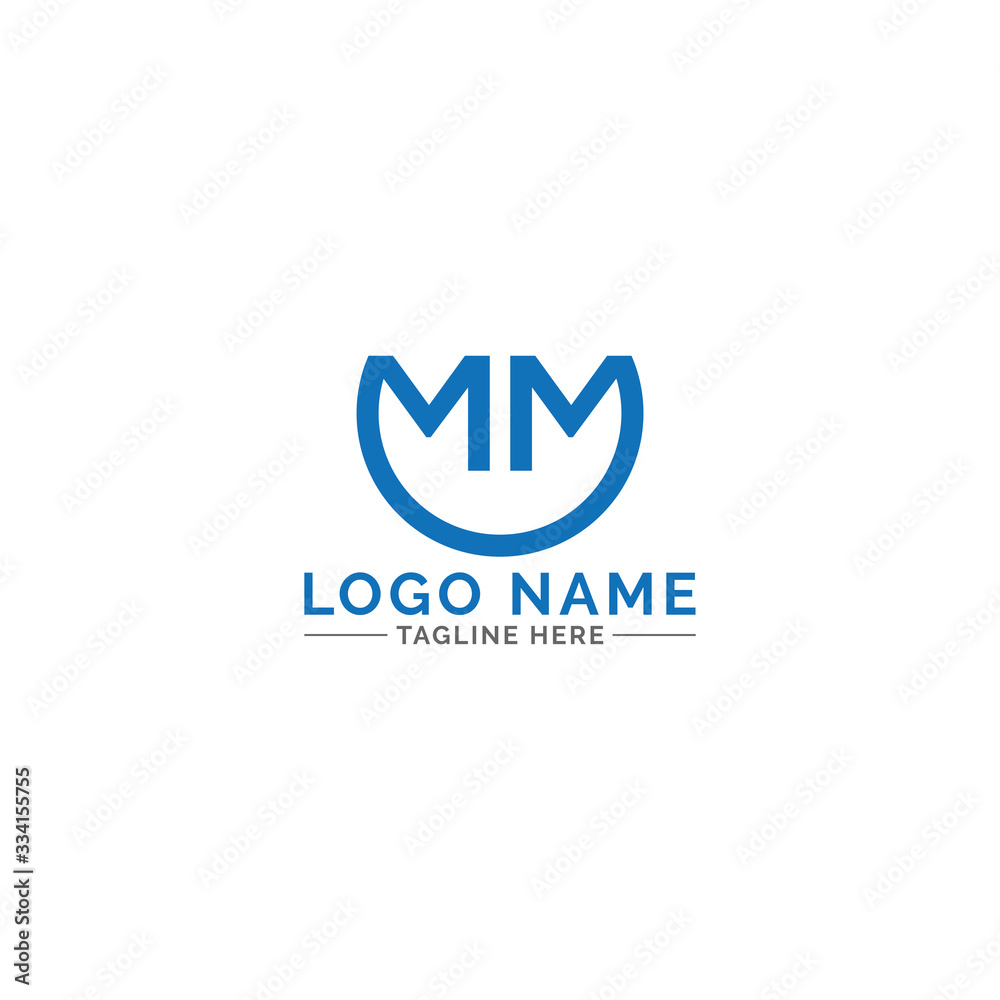 MM logo vector Stock Vector | Adobe Stock