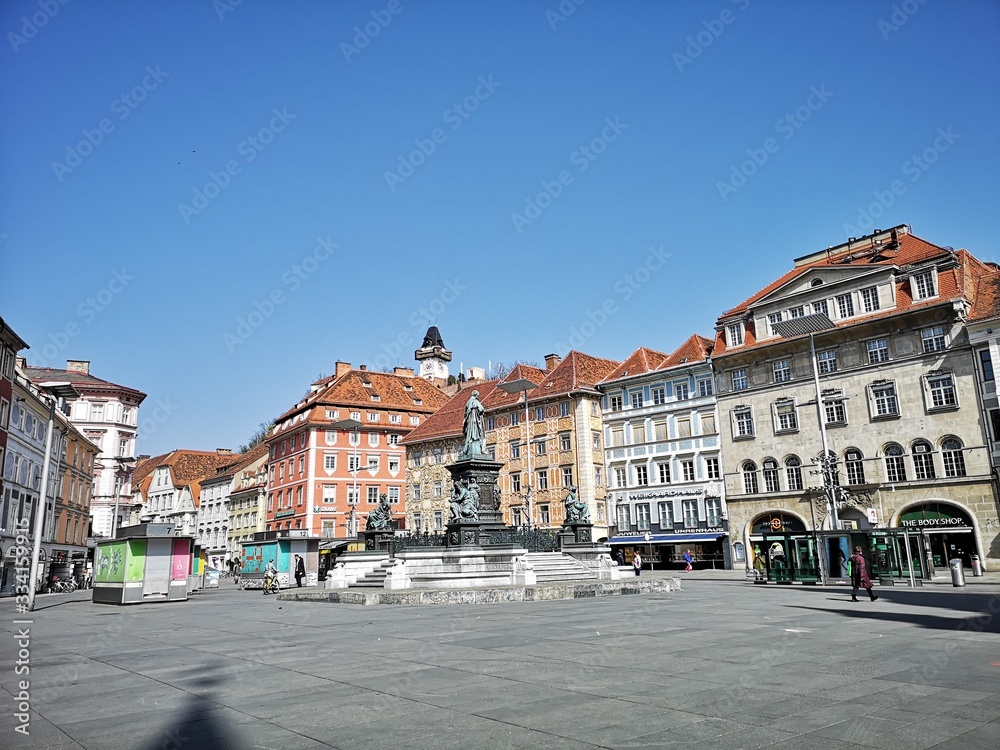 Graz Altstadt und Sehenswürdigkeiten Stock Photo | Adobe Stock