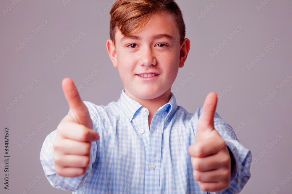 Everything's gonna be super. Young guy making a perfect gesture with ...