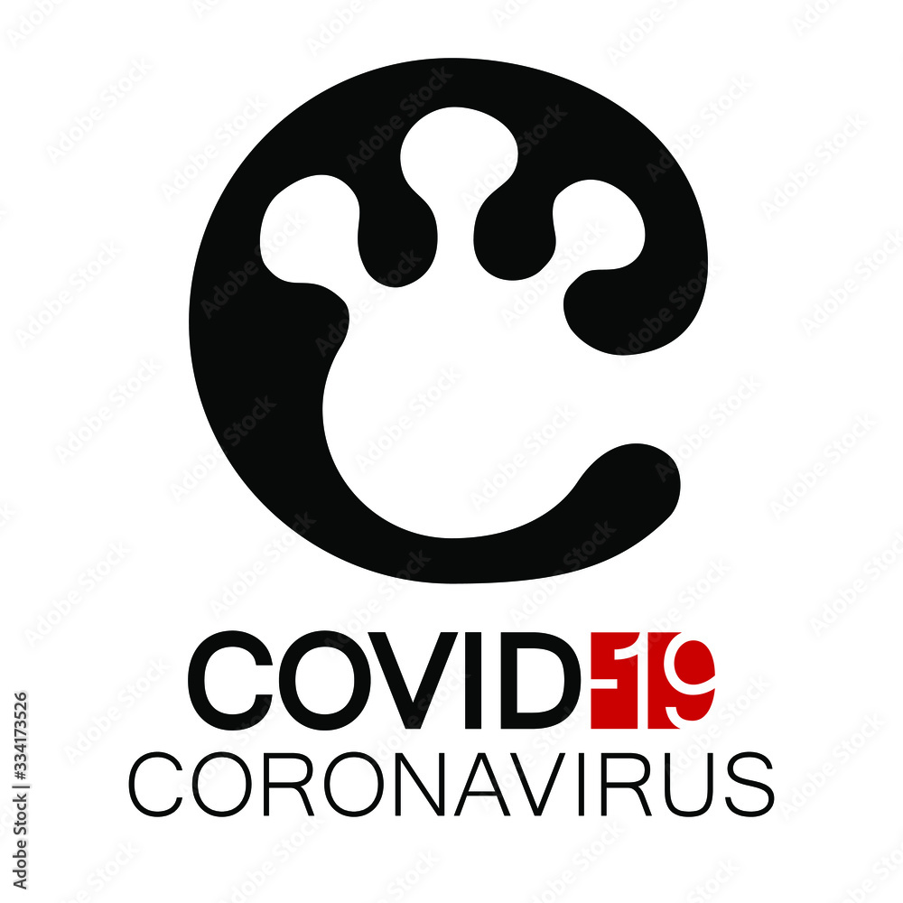 COVID-19 coronavirus vector icon, symbol, logo on transparent ...