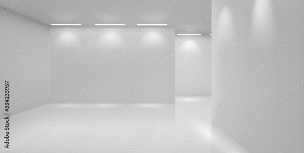 Empty Museum Interior