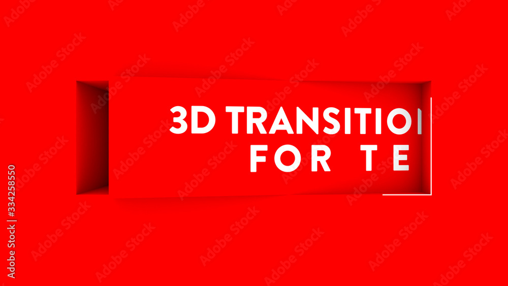 Rotating Block Title Stock Template | Adobe Stock