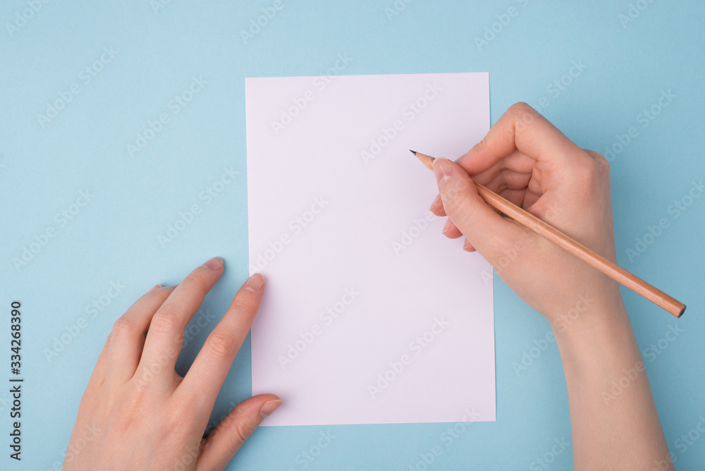 Writing application form or resume cv. Pov first person top above ...