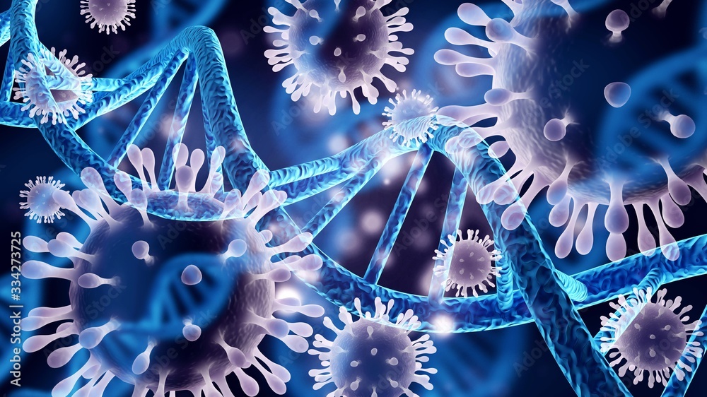 Human system cells molecular structure illustration Stock Illustration ...