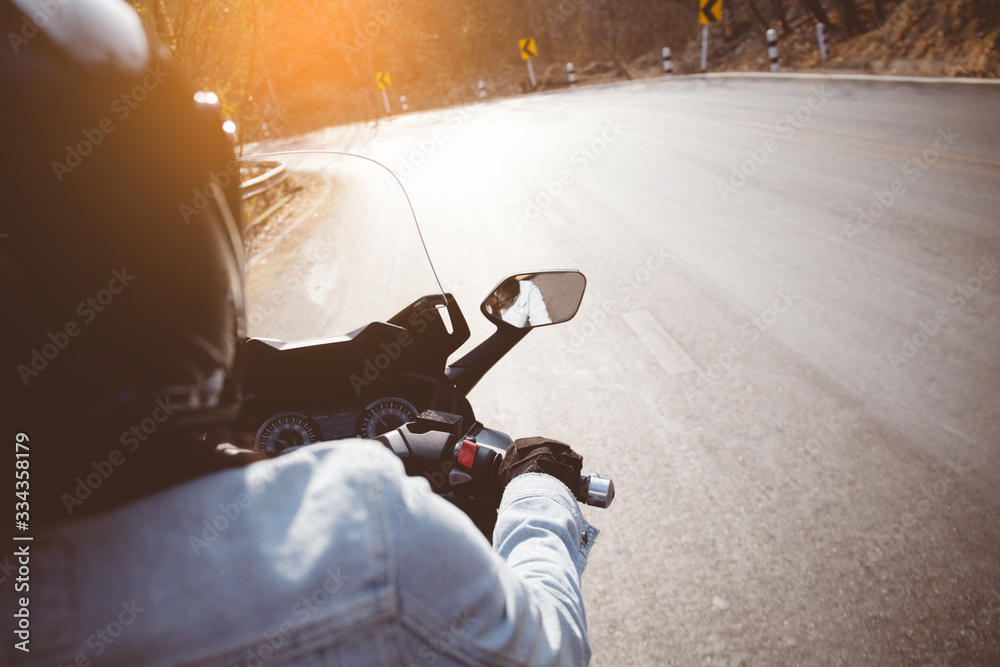 riding a motorcycle on road tour journey trip adventure and vacations ...