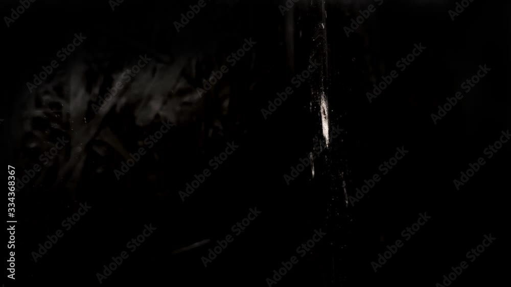 Texture of a shot into a wall, bulletproof vest from a firearm, through ...