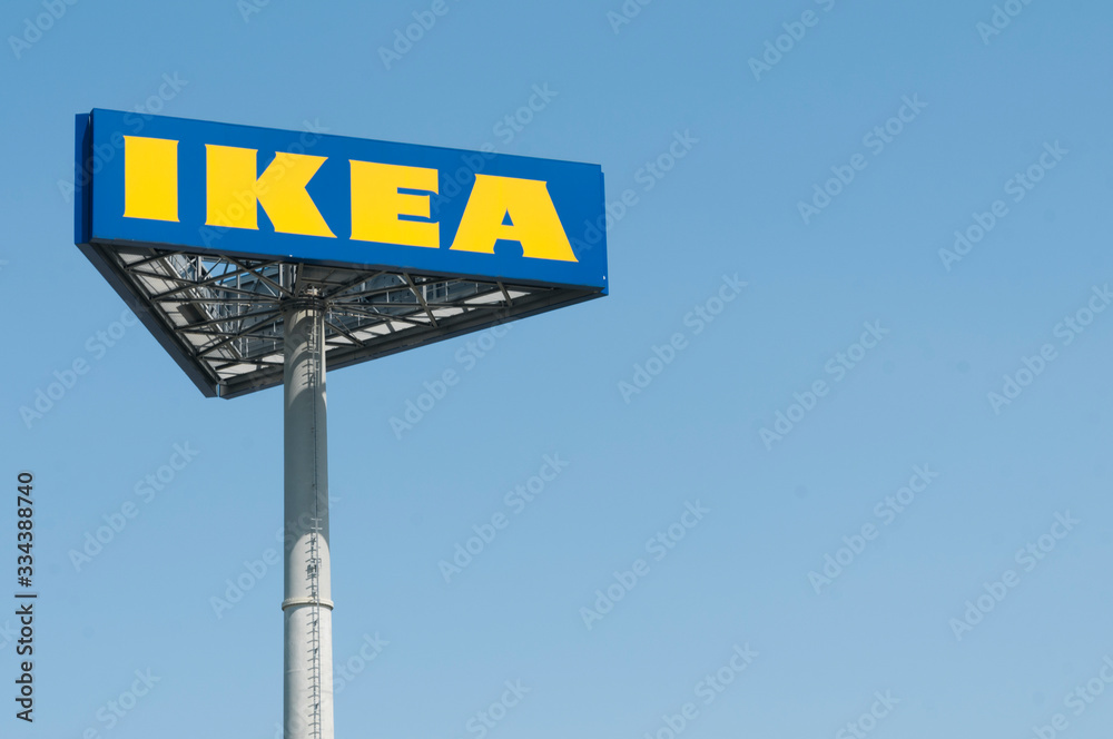 IKEA store pole sign Stock Photo | Adobe Stock