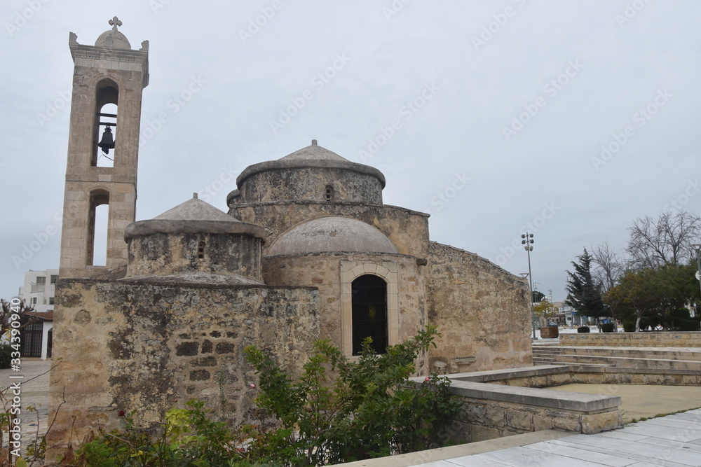 Cerkiew św. Paraskiewy w Jeroskipu Pafos cypr Stock Photo | Adobe Stock