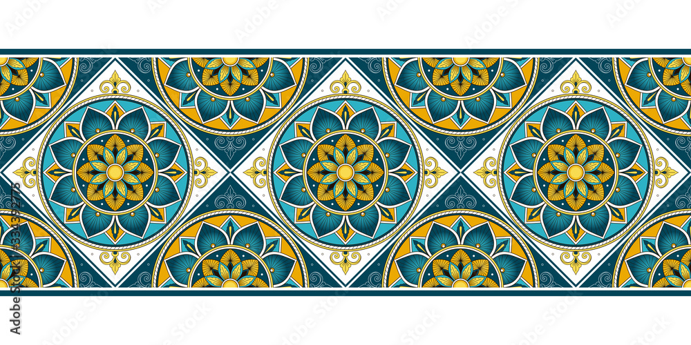 Spanish Borders And Frames