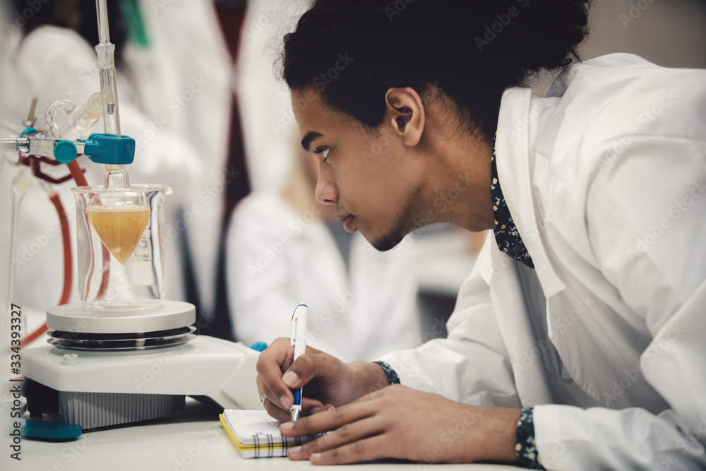 Laboratory scientist working at lab Stock Photo | Adobe Stock