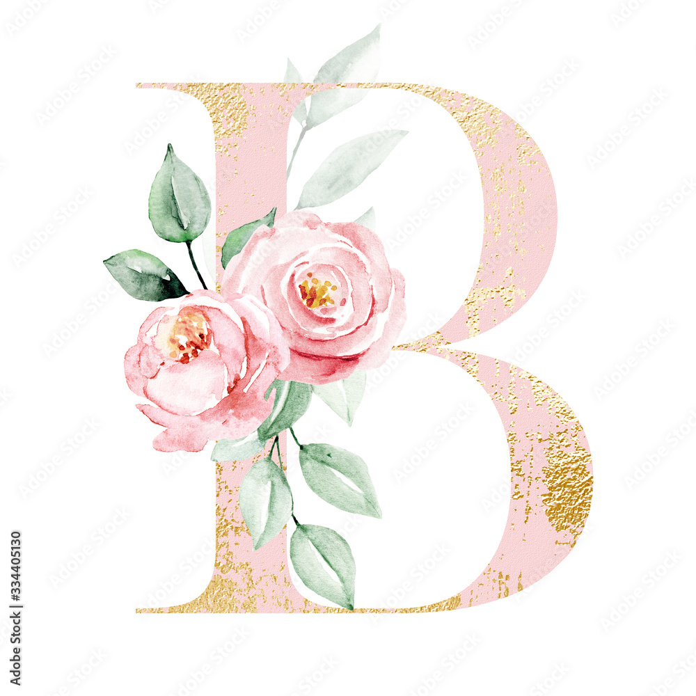 Letter B Pink