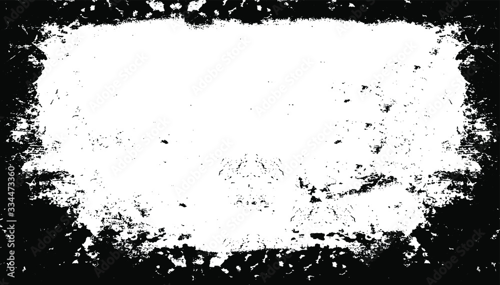 Scratched Frame. Grunge Urban Background Texture Vector. Dust Overlay ...