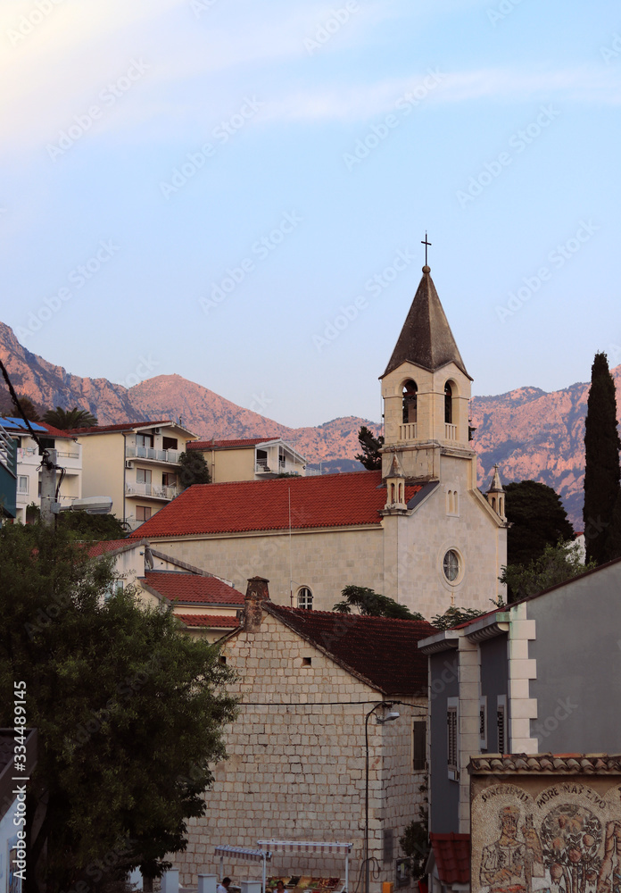 Small church in small village named Brist on the southern part of ...