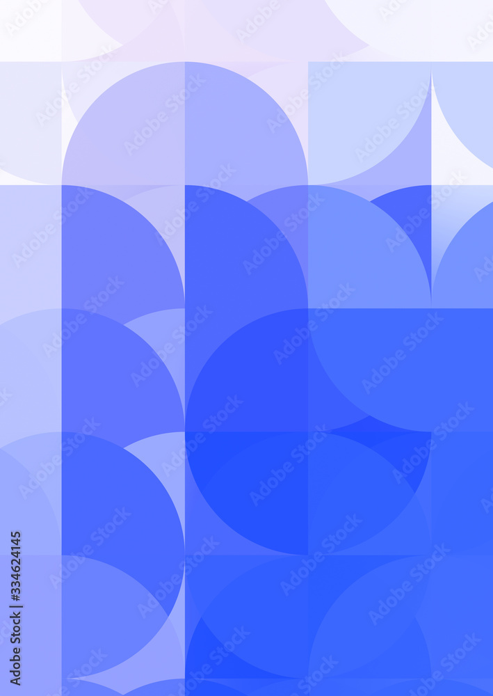 Layers of circular shapes creating a colorful and vibrant design ...