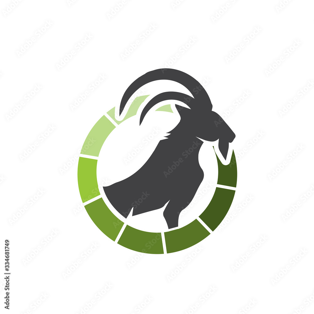 ibex solution care logo designs simple modern Stock Vector | Adobe Stock