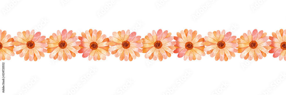 Gerbera Daisy Border Clip Art