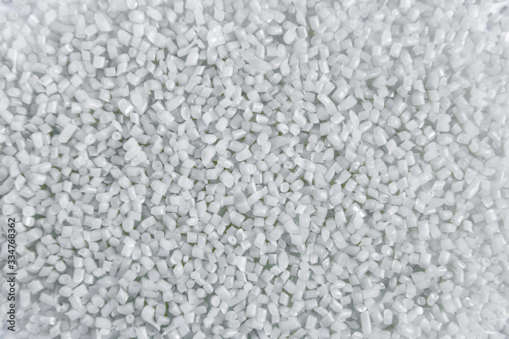 Polypropylene granule close-up background texture. plastic resin ...