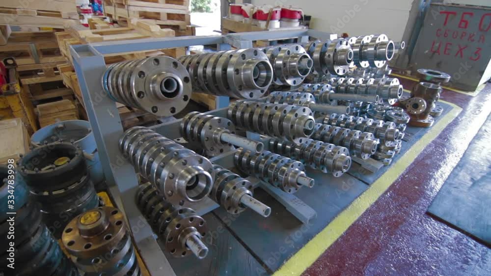 Oil and Gas Wellhead tree equipment production plant. Modifications of ...