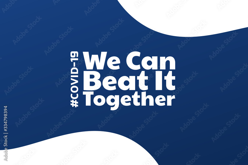 Inspirational positive quote about novel coronavirus covid-19 pandemic ...