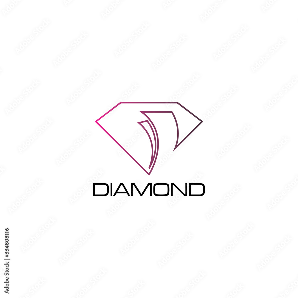 Diamond logo icon design inspiration vector illustration Stock Vector ...