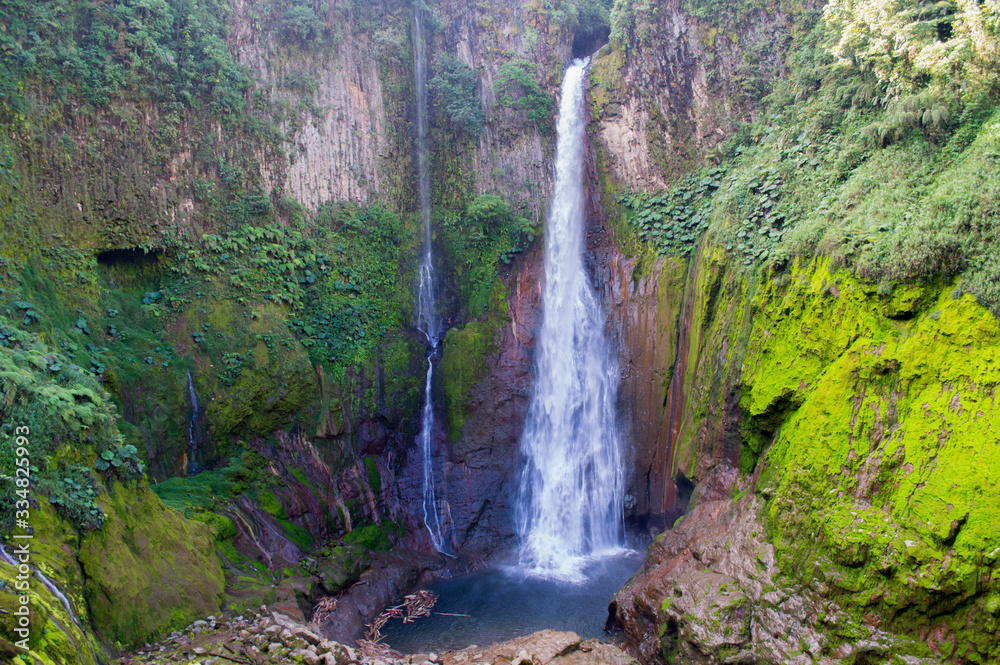 Catarata del Toro. Waterfall del Toro. Incredible waterfall in Costa ...