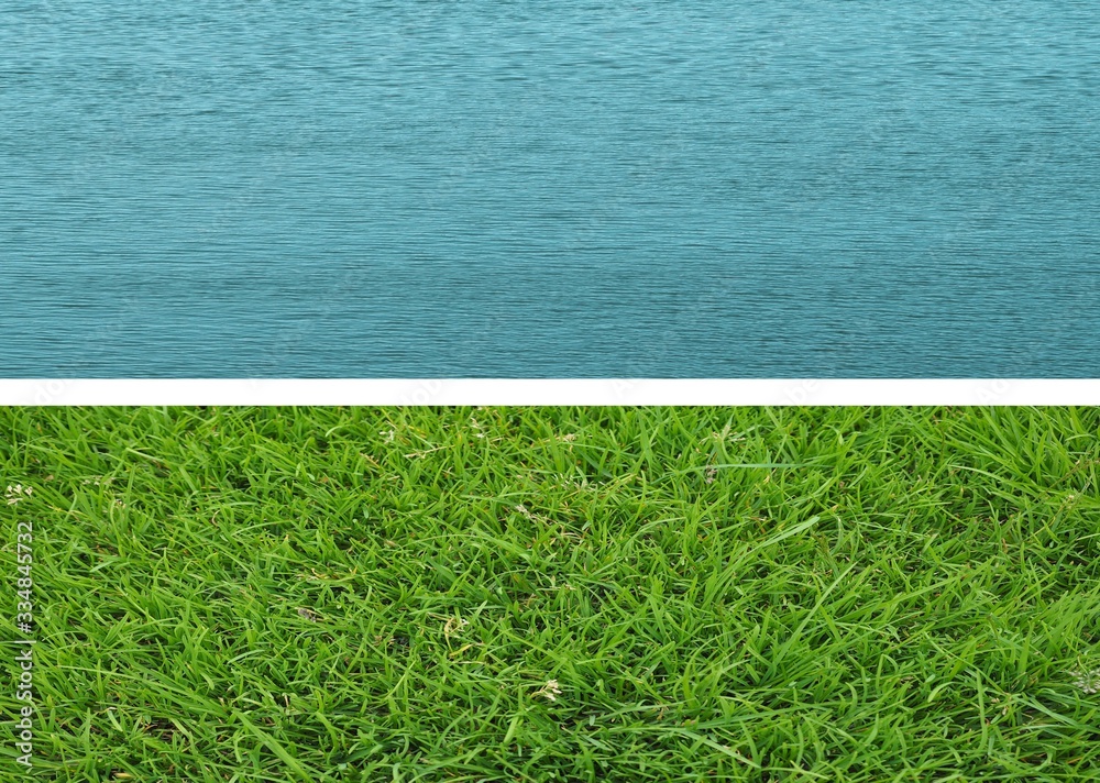 grass and water background Stock Photo | Adobe Stock