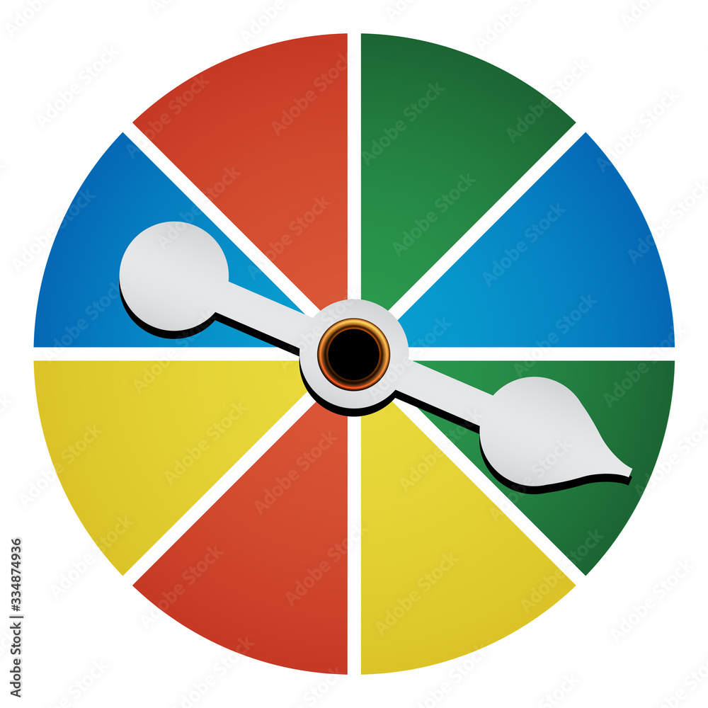 Retro Board Game Spinner In Color Stock Vector Adobe Stock retro-board-game-spinner-in-color-stock-vector-adobe-stock