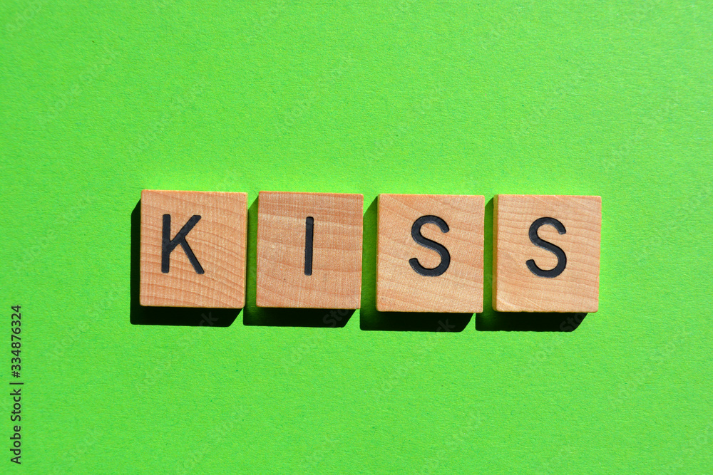 Kiss Acronym For Keep It Simple Stupid Or Keep It Super Simple In 3d