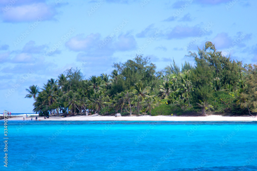Landscape photo of Managaha Island, an uninhabited island in Saipan ...