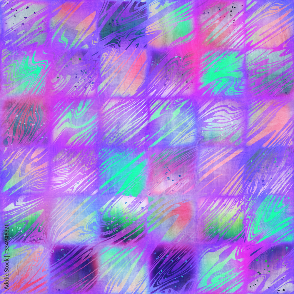 Holographic surreal ombre iridescent blend of purple green and blue ...