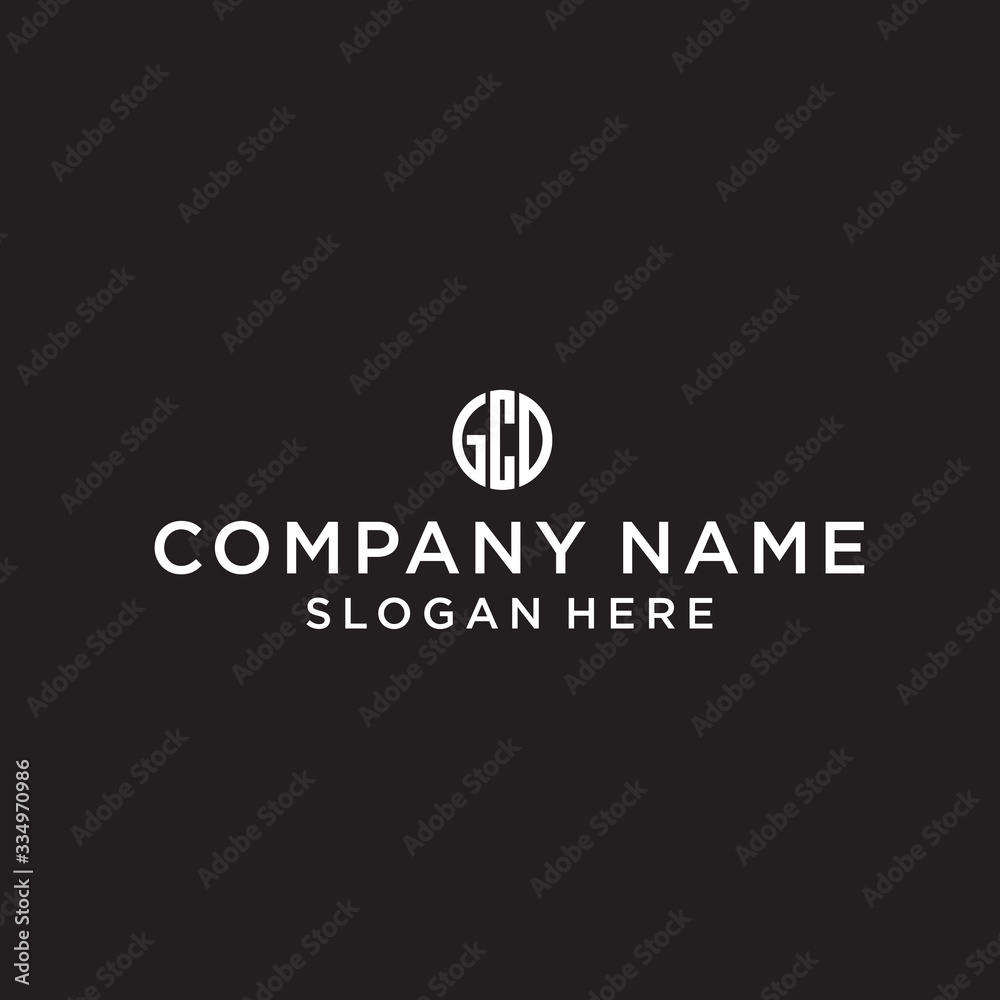 GCD logo vector icon designs Stock Vector | Adobe Stock