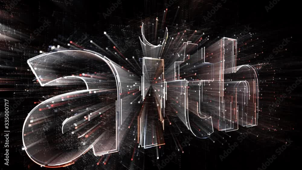 4k Faith word tag cloud;computer code particle.The Matrix binary text design animation;changing ...