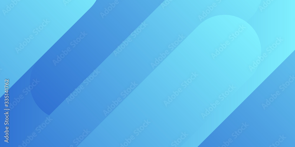 Modern bright blue abstract straight curve lines background for ...