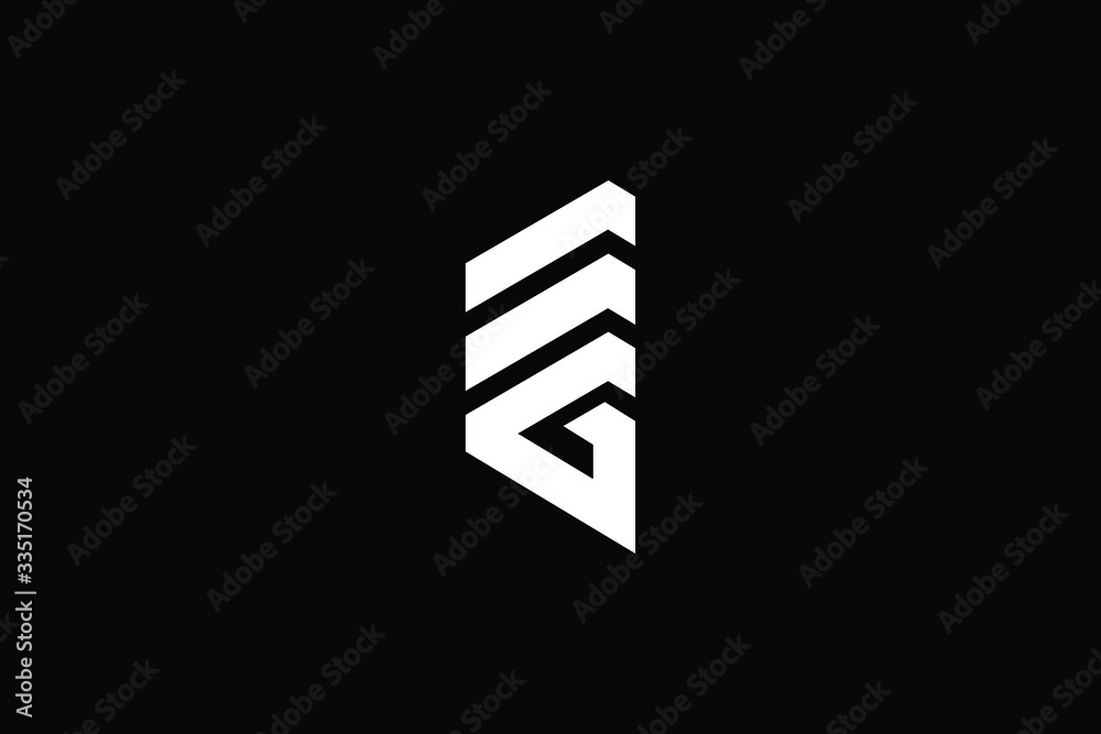 Logo design of G in vector for construction, home, real estate ...