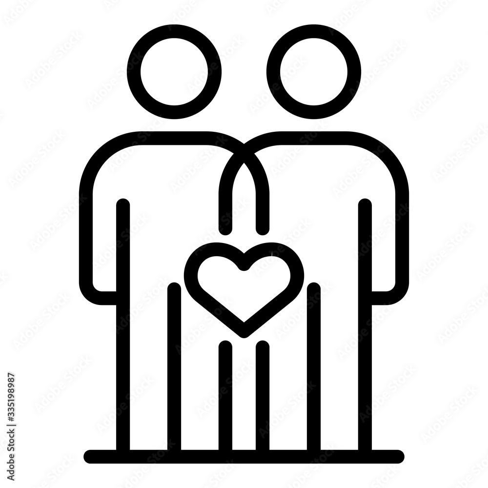 No racism icon. Outline no racism vector icon for web design isolated ...